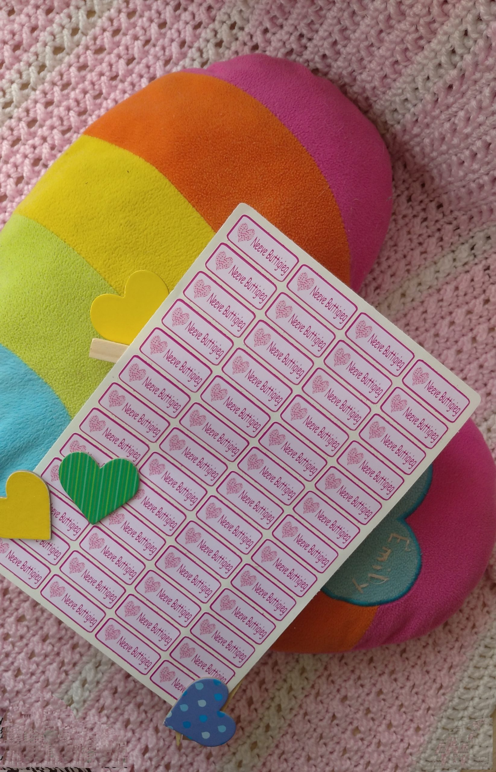 'Love You Millions' Name Stickers - Stickerina