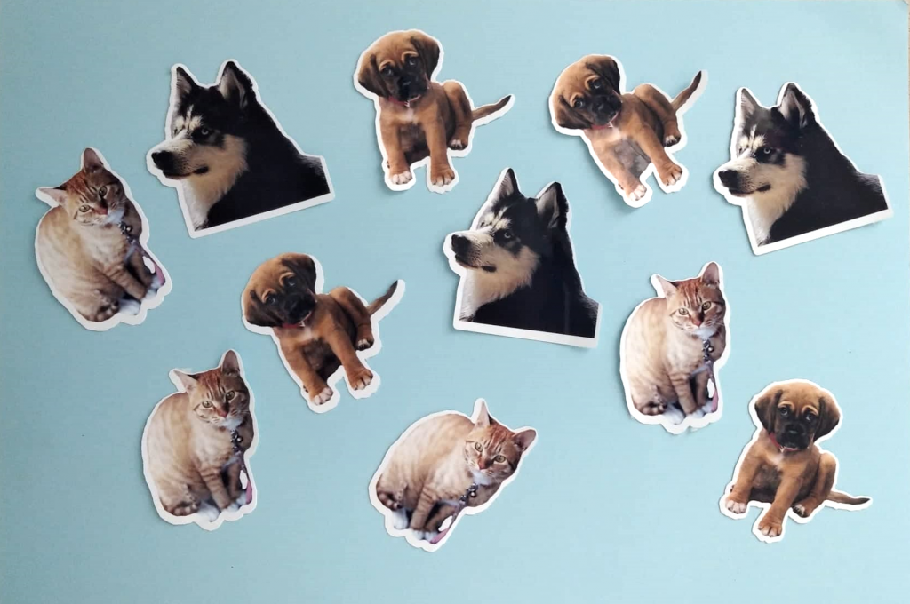 Personalized Pet Stickers - Stickerina