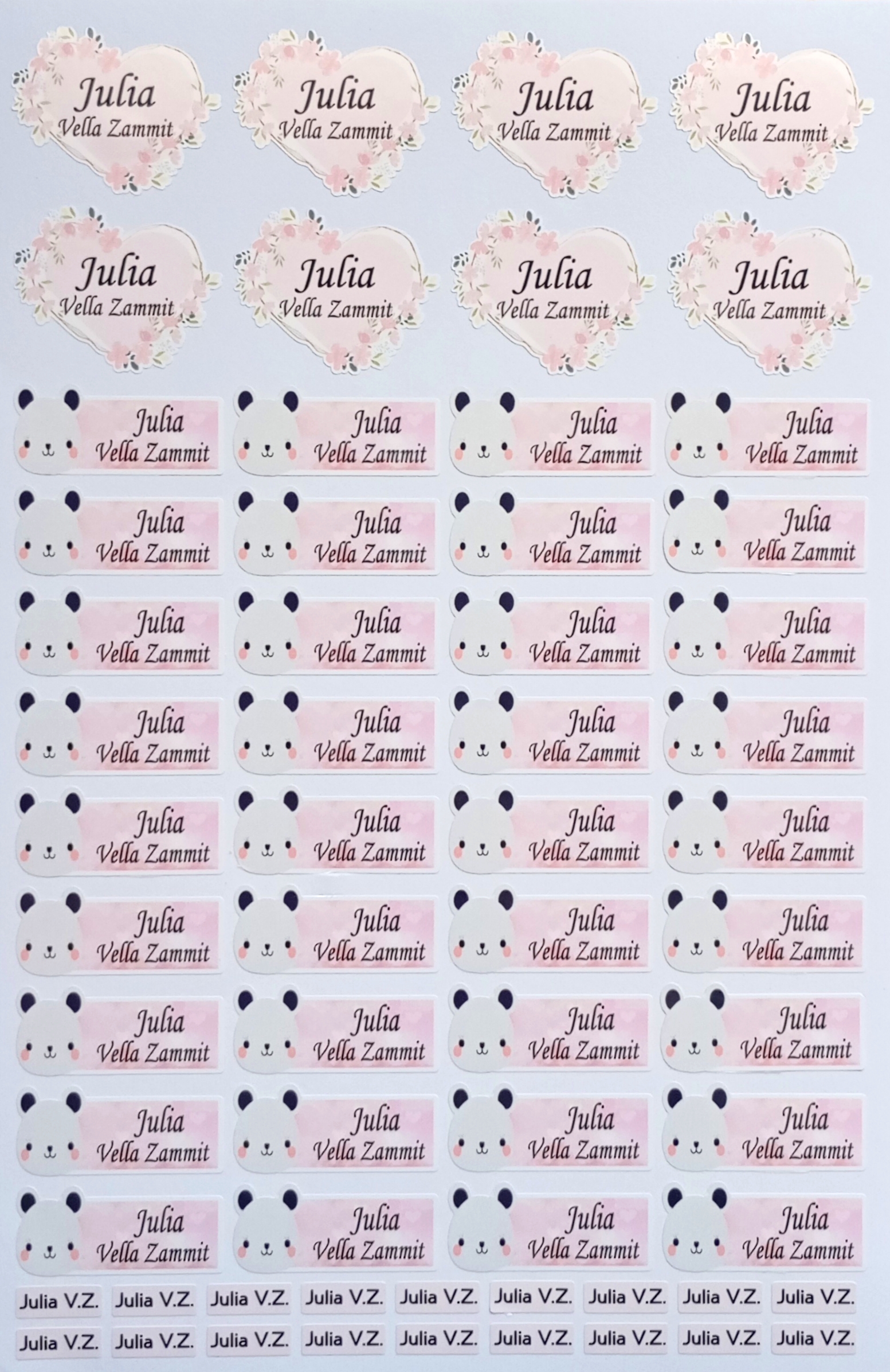 Cutie Mix Sticker Labels - Stickerina