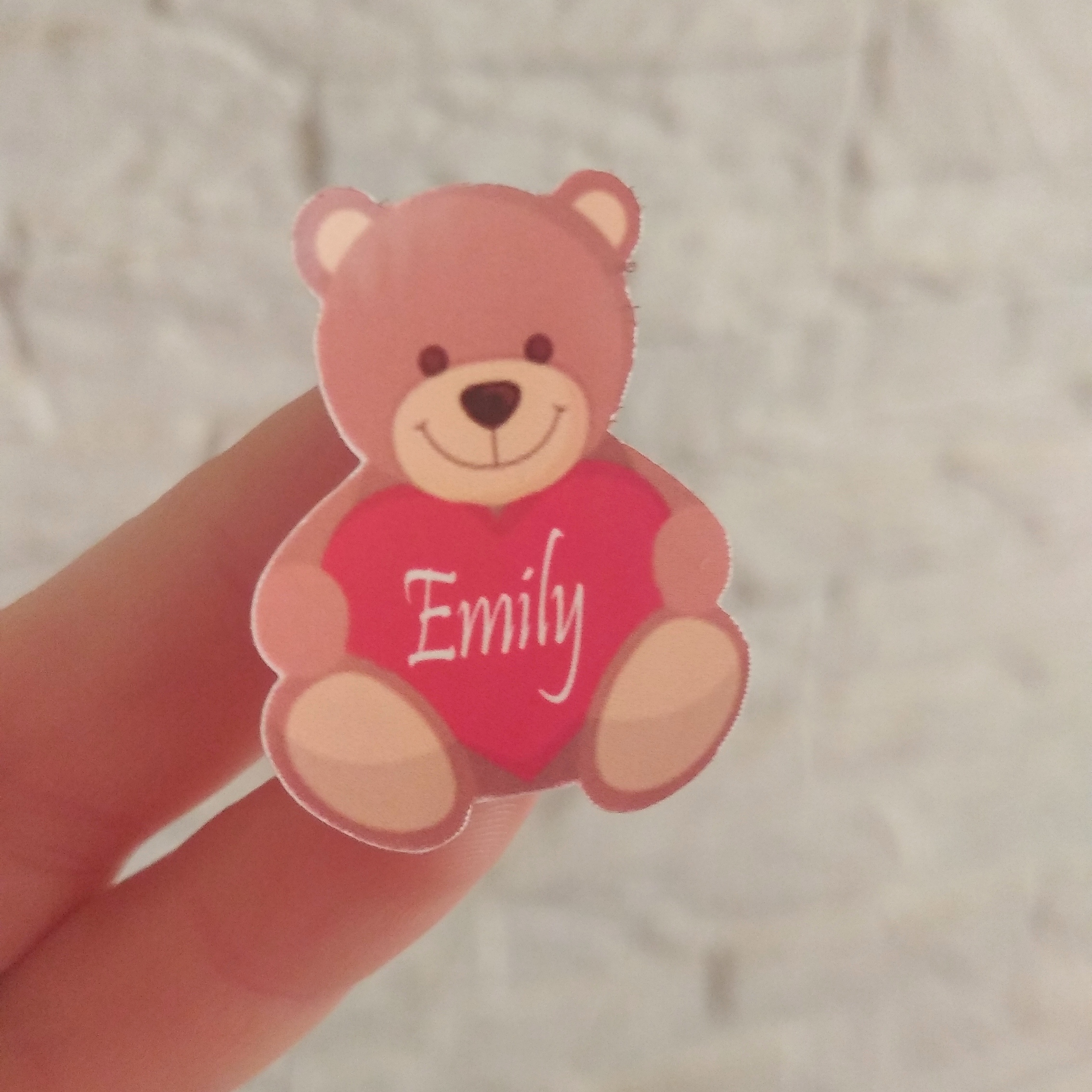 Teddy Freddy Name Labels - Stickerina