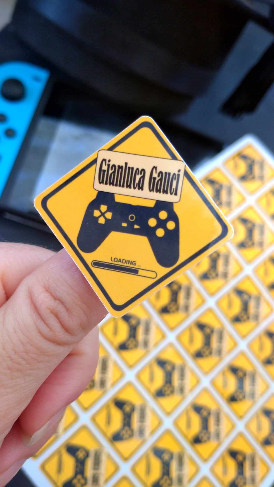 Gamer Name Labels - Stickerina